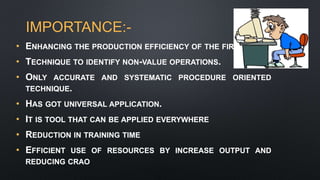 History of workstudy - Workmeasurement - Job design | PPTX