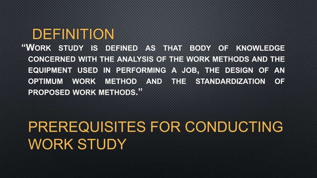 History of workstudy - Workmeasurement - Job design | PPTX | Resume Writing and Advice | Job Search