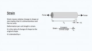 Basic on solid mechanics | PPTX