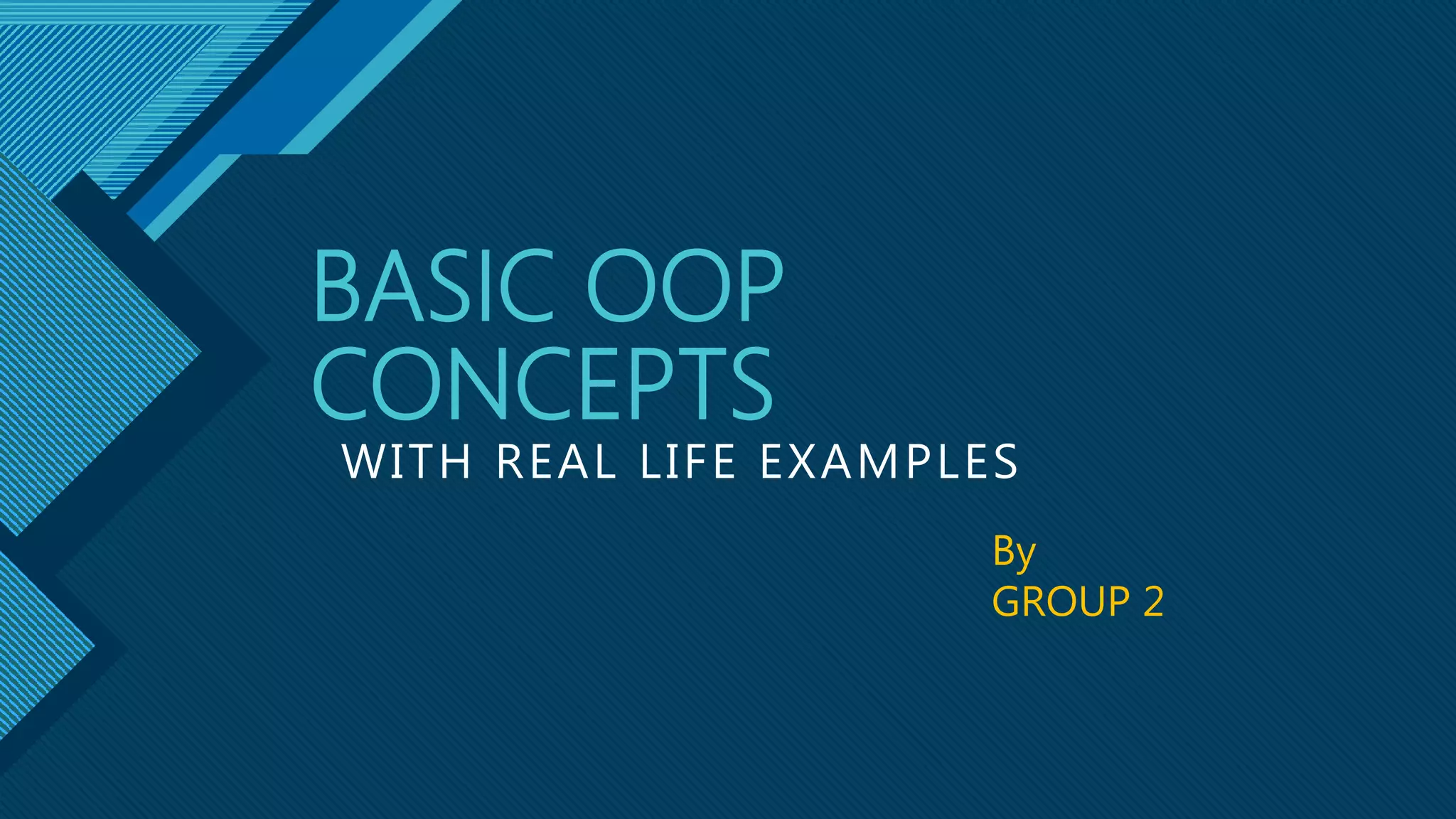Basic oop concepts - C++ | PPT