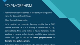 Basic oop concepts - C++ | PPT