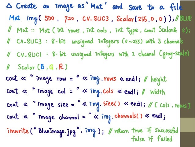 Basic Opencv Functions Using Cpp