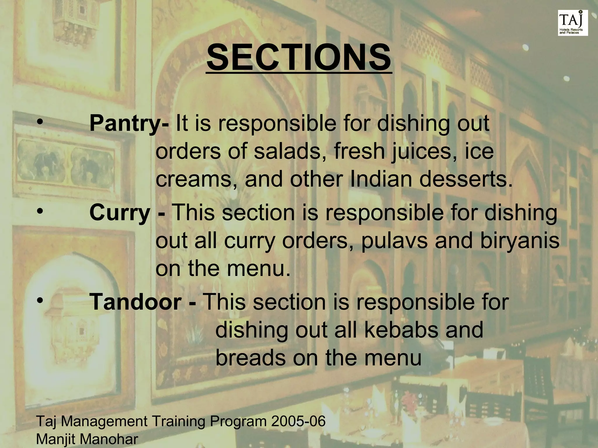 Basic operating procedure – haveli kitchen | PPT
