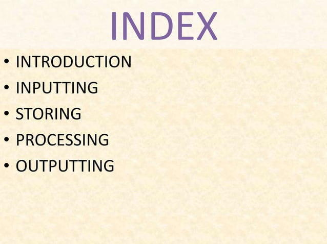 Basic operation of computer | PPTX | Data Storage and Warehousing | Computing