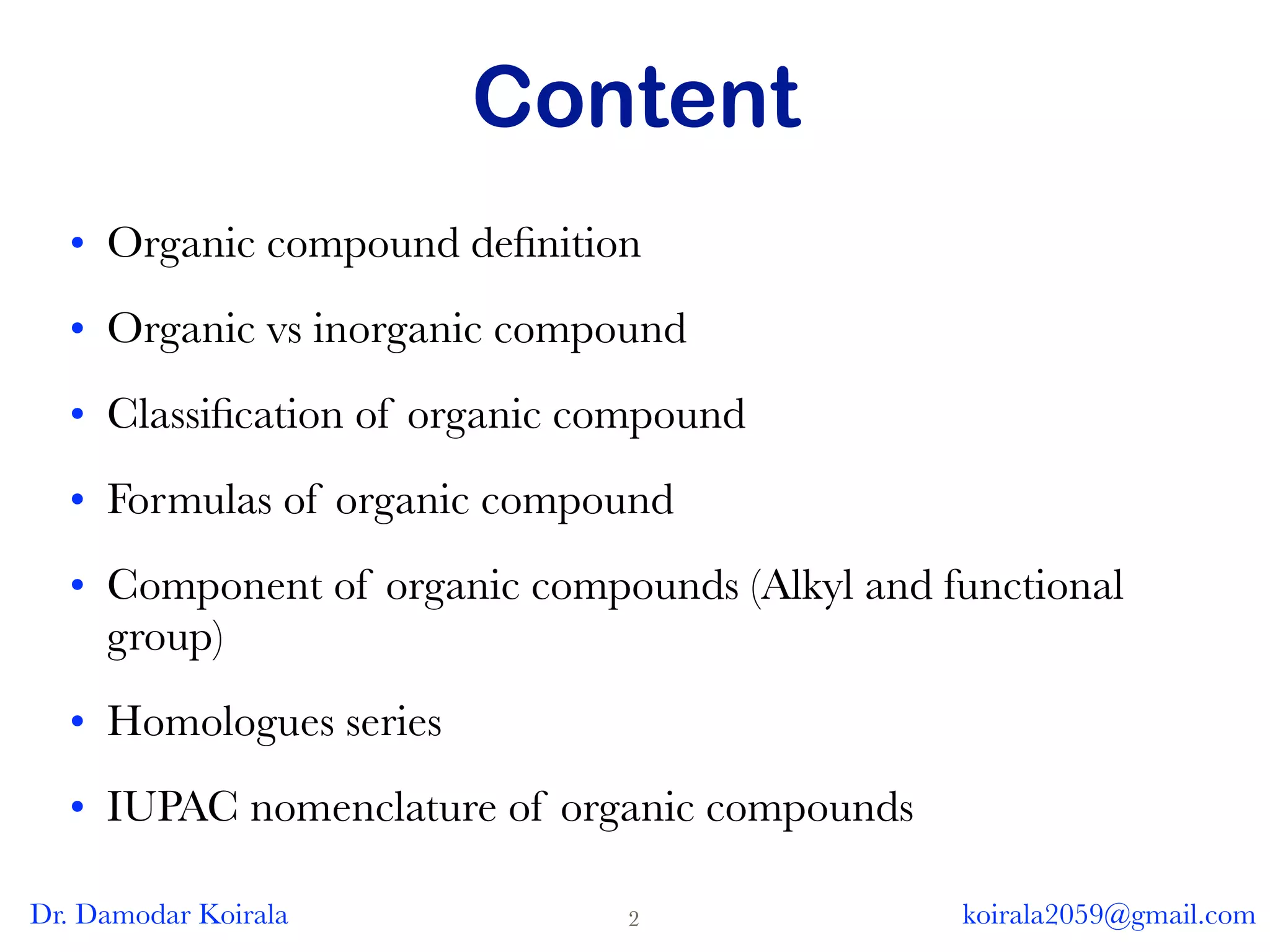 Basic organic chemistry | PDF