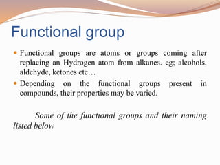 Basic organic chemistry and polymers | PPSX