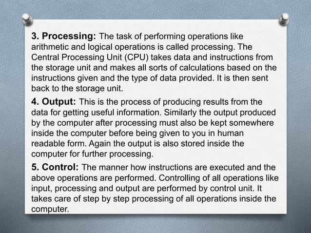 Basic organisation of computer system | PPT