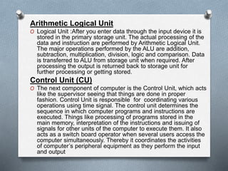 Basic organisation of computer system | PPT