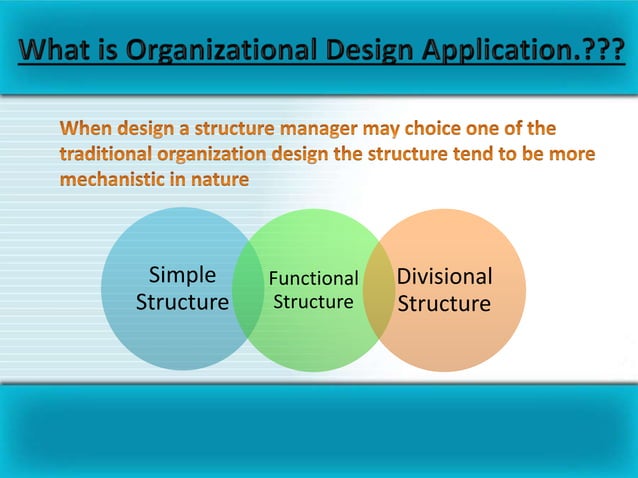 Basic Organizational Design | PPT