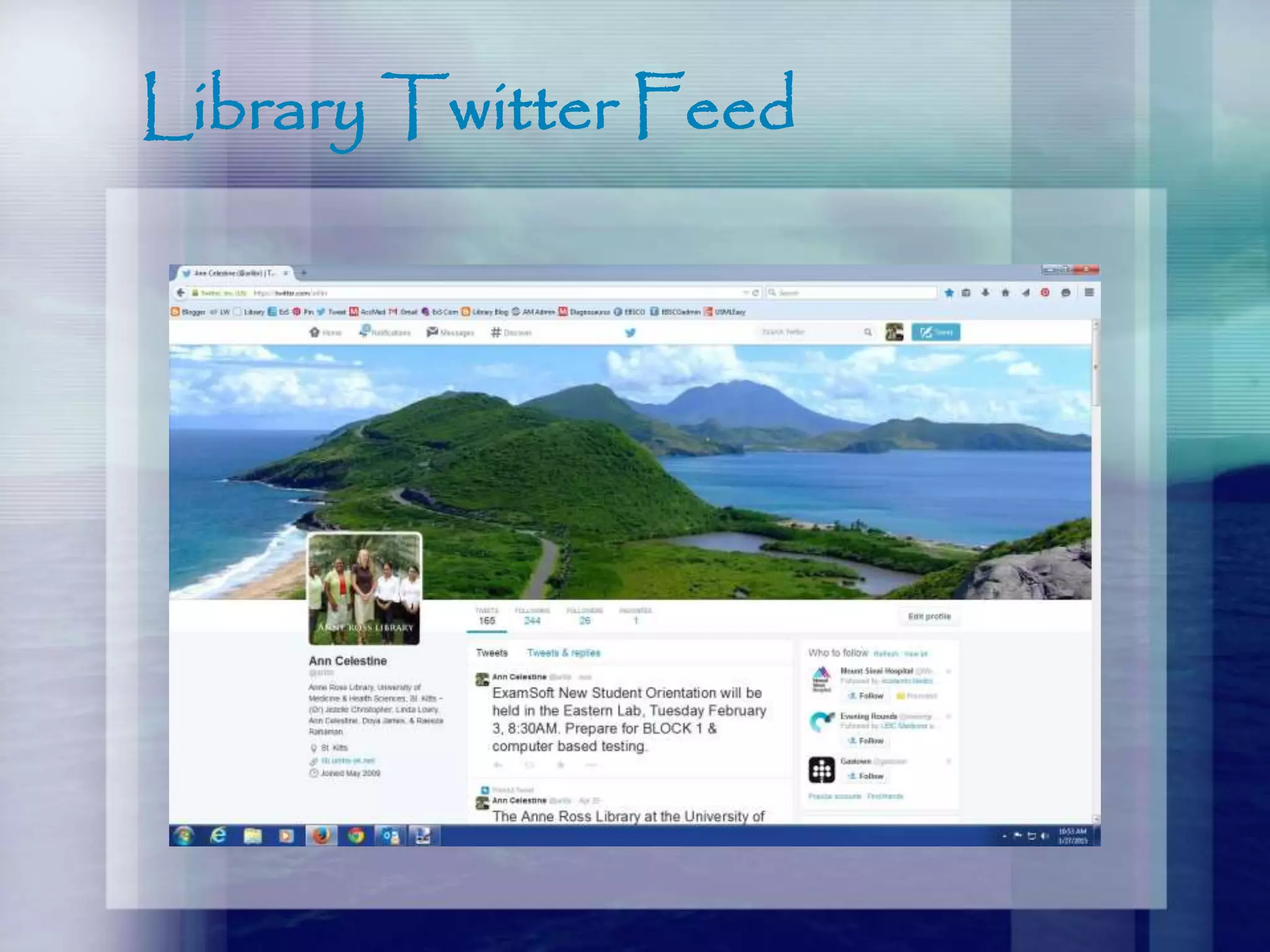 Anne Ross Library Orientation for UMHS | PPTX