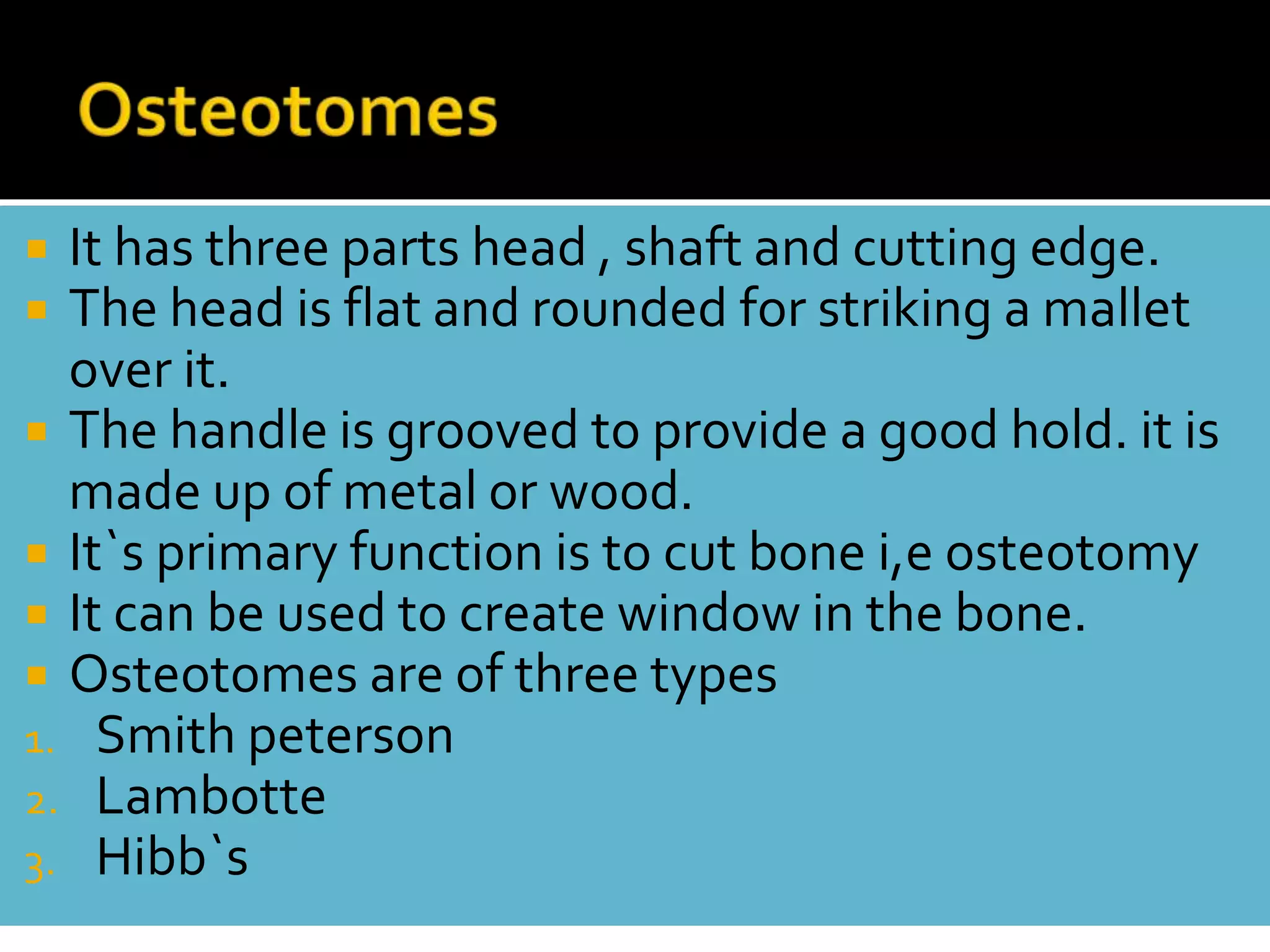 Basic orthopaedic tray | PPTX