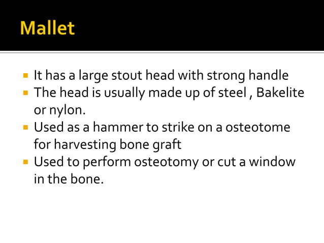 Basic orthopaedic tray | PPTX