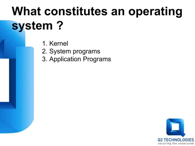 Basic Operating System | PPT