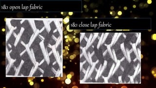Basic overlap and under lap variation in warp knitting | PPTX
