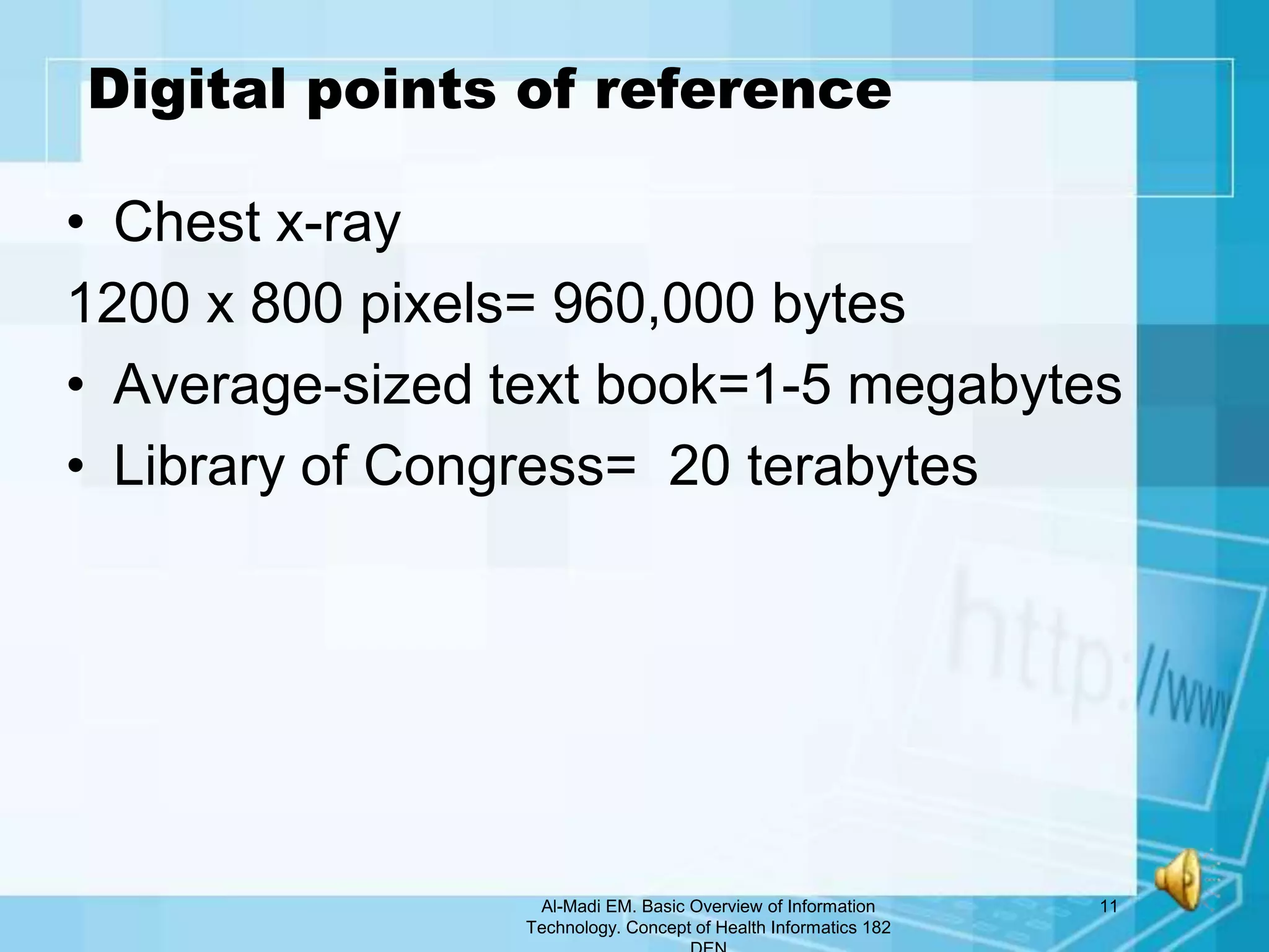 Basic overview of information technology and uses | PPSX