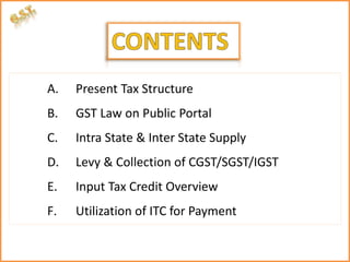 Basic overview on GST- Goods & Service Tax India | PPTX