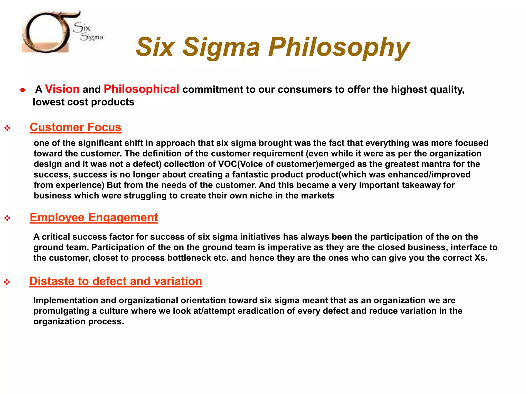 Basic overview six sigma | PPT