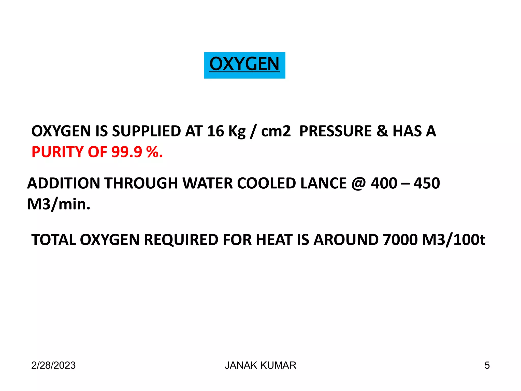 Basic oxygen furnace .pdf | Chemistry | Science