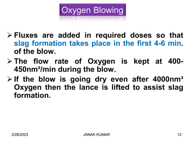 Basic oxygen furnace .pdf | Chemistry | Science