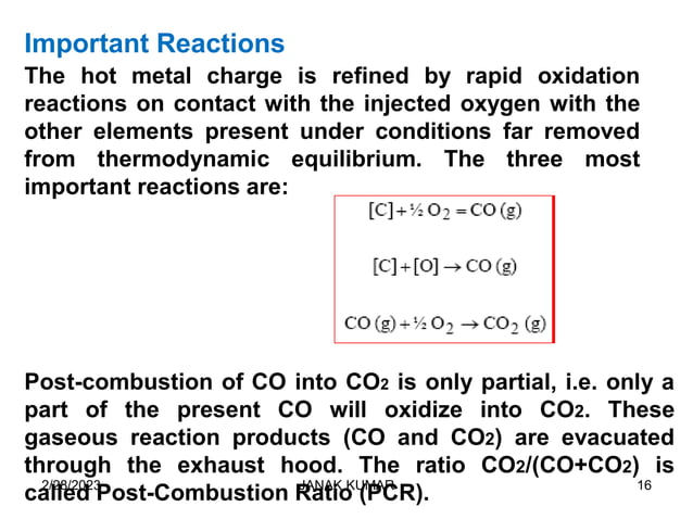 Basic oxygen furnace .pdf | Chemistry | Science