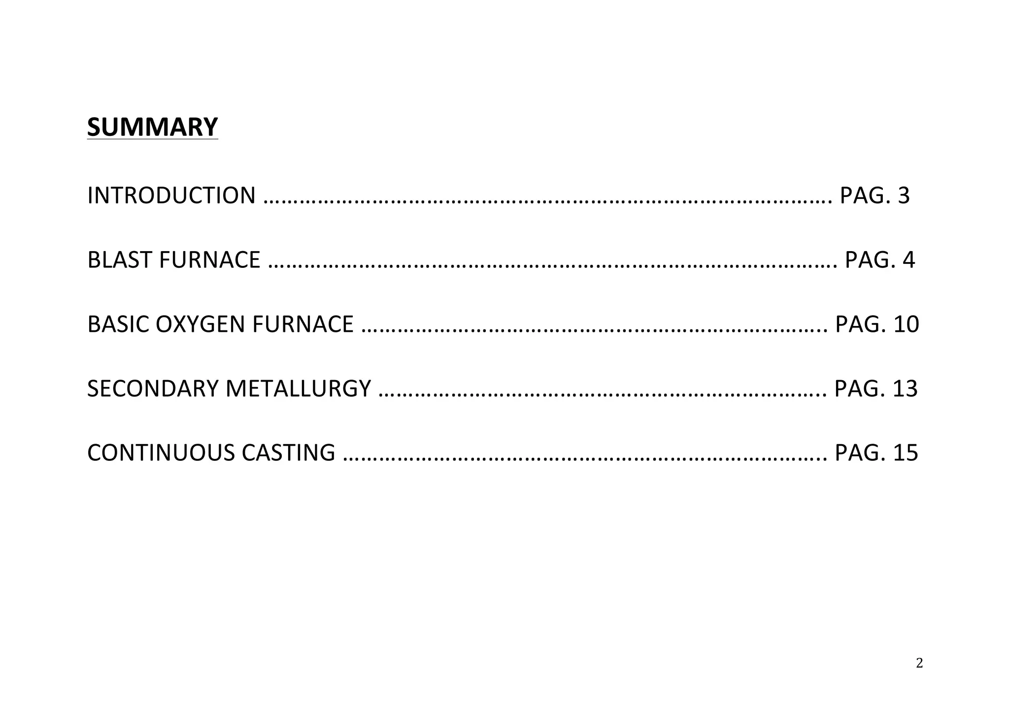 BASIC OXYGEN STEELMAKING (BOS) - The Processing Route (blast furnace ...