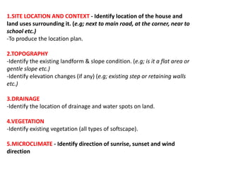 Basic parameters of site analysis in landscape architecture..pptx