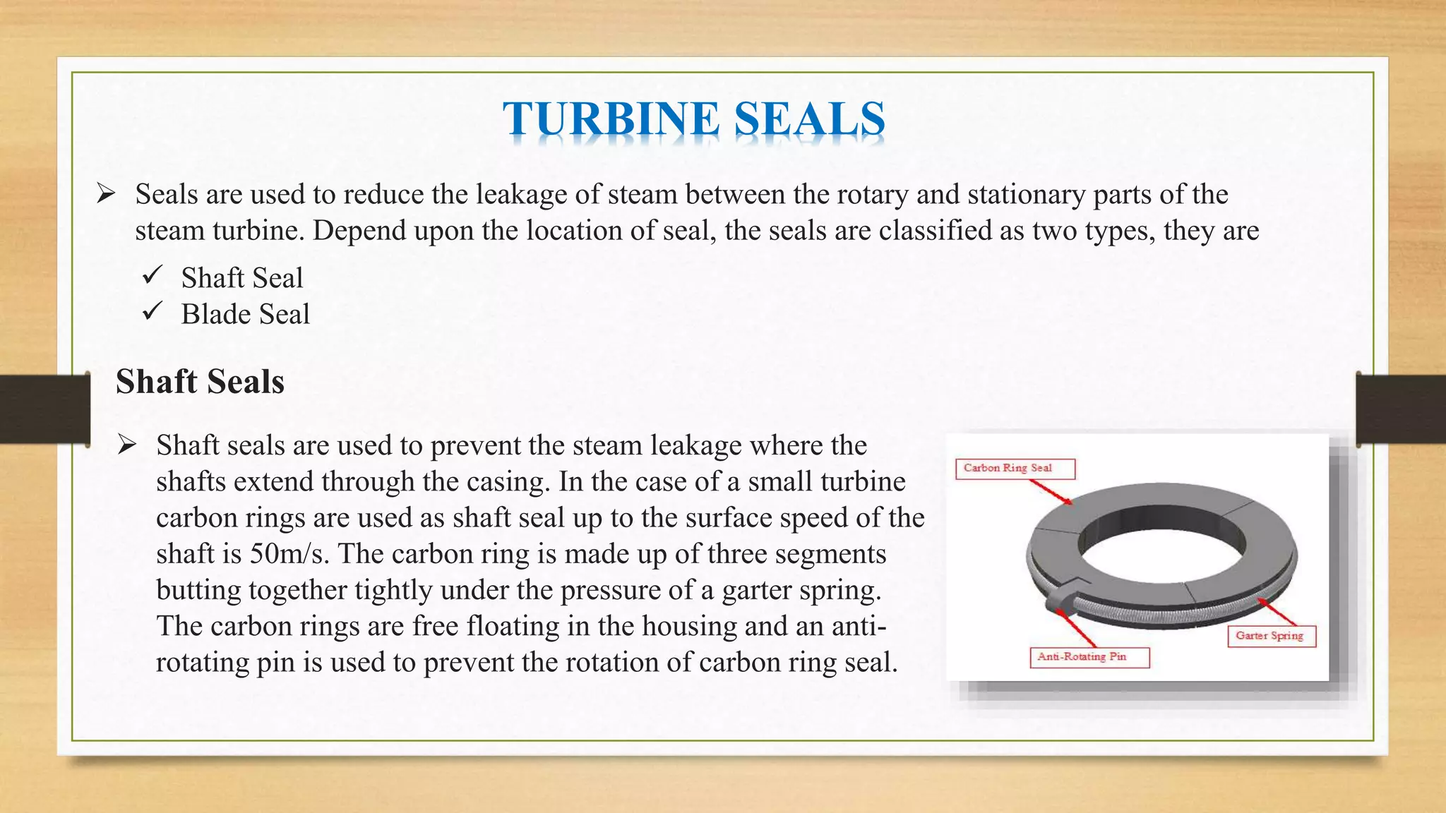 BASIC PARTS OF STEAM TURBINE | PPTX