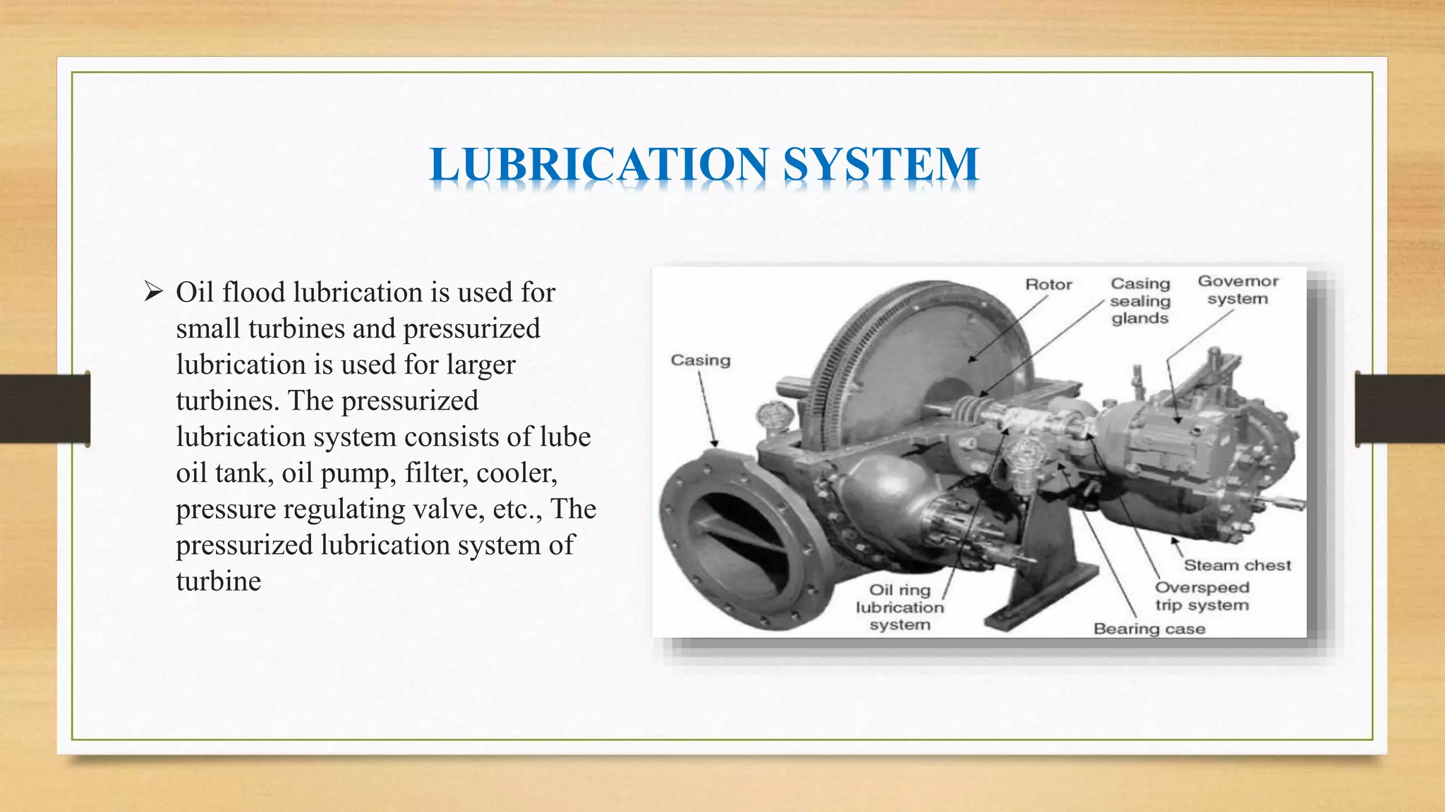 BASIC PARTS OF STEAM TURBINE | PPTX