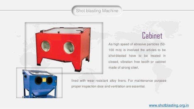 Basic parts of blasting machine