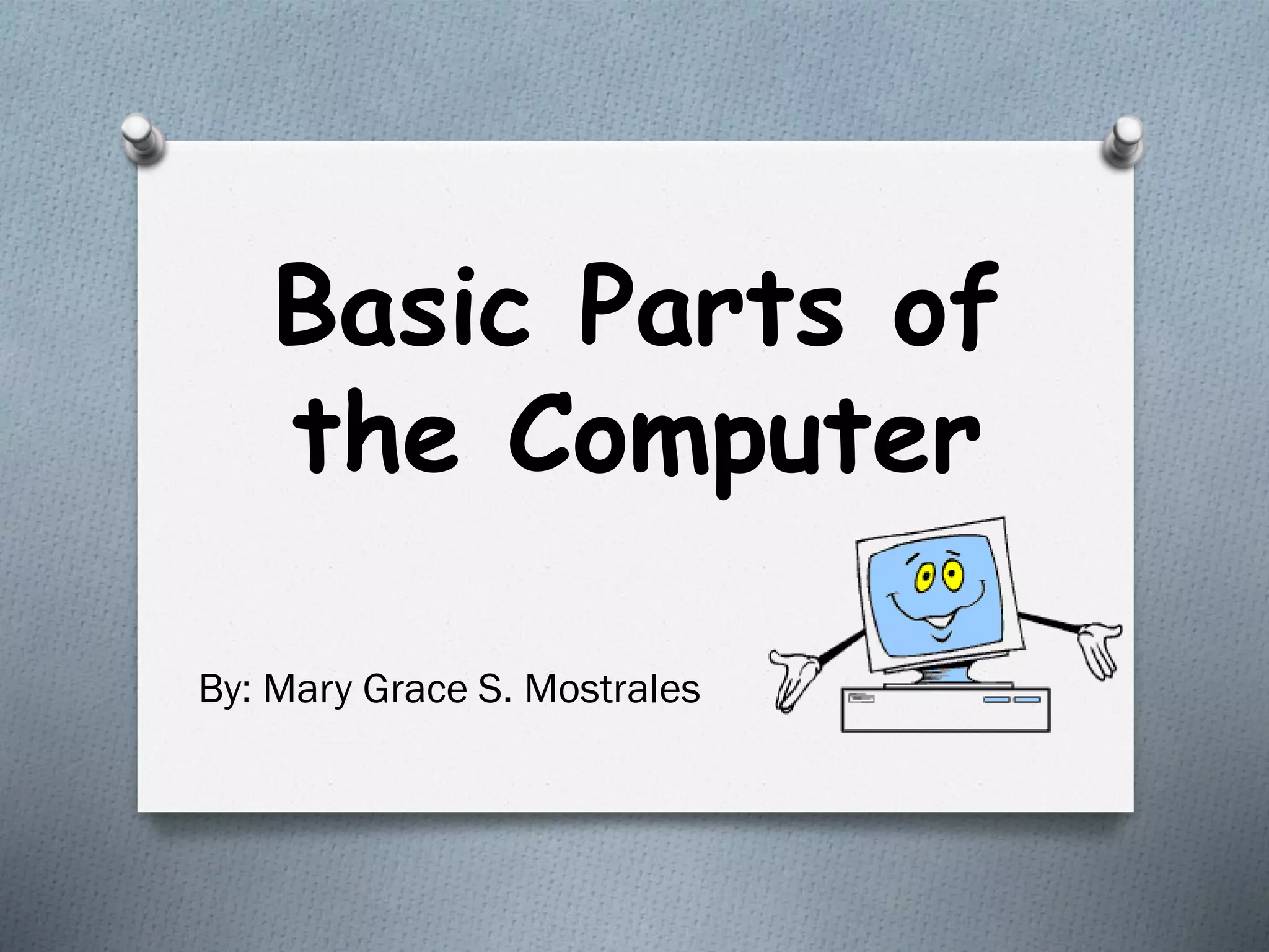 Basic Parts of the Computer | PDF