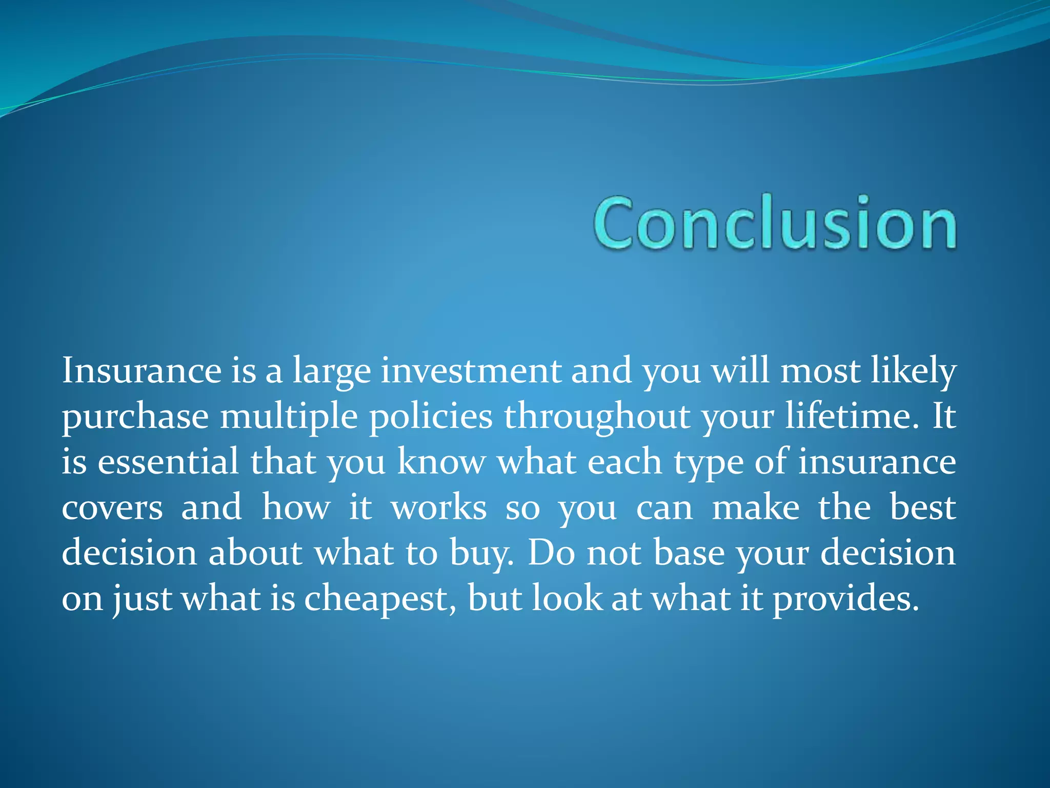 Basic parts of insurance policy 2 | PPTX