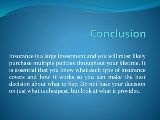 Basic parts of insurance policy 2 | PPT