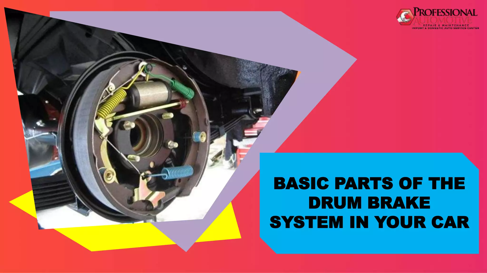 Basic Parts of the Drum Brake System in your Car | PPTX