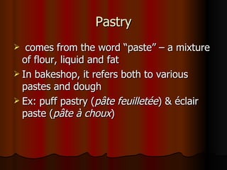 Basic pastry | PPT