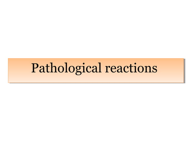 Basic Pathological Reactions of the Skin - Dr Zainab Almossalli | PPT