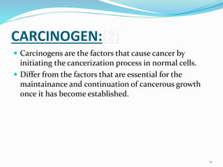 Basic pathophysiology of_cancer_by_fahim | PPTX