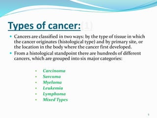 Basic pathophysiology of_cancer_by_fahim | PPTX