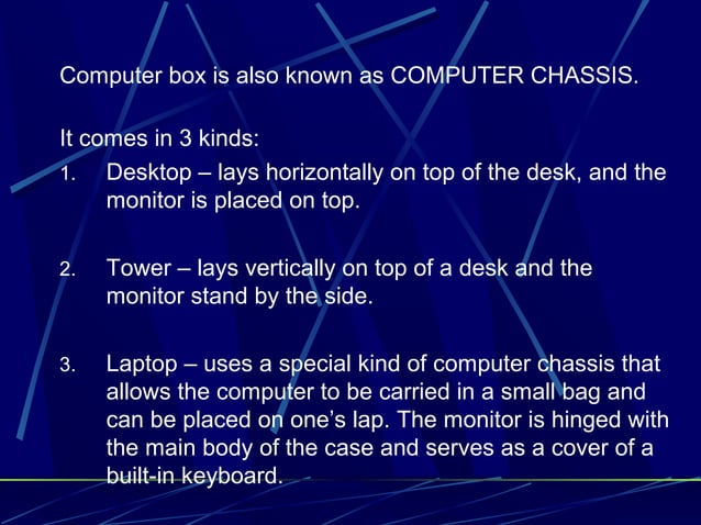 Basic pc anatomy | PPT