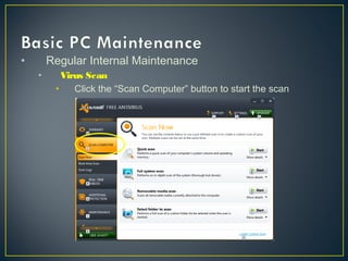 Basic PC maintenance | PPT