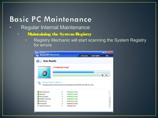 Basic PC maintenance | PPT