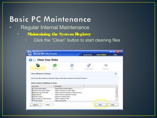 Basic PC maintenance | PPT
