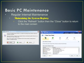 Basic PC maintenance | PPT