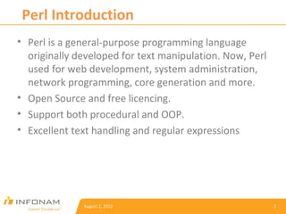 Basic perl programming | PPT