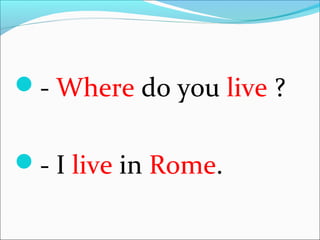 Basic personal questions | PPT