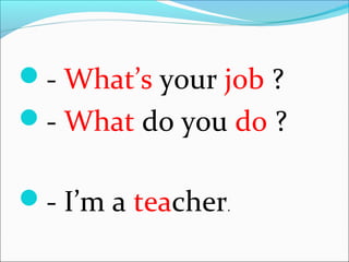 Basic personal questions | PPT