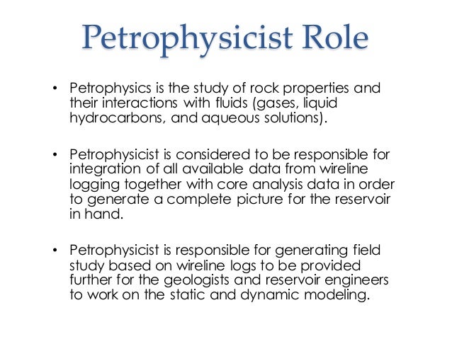 Basic Petrophysics