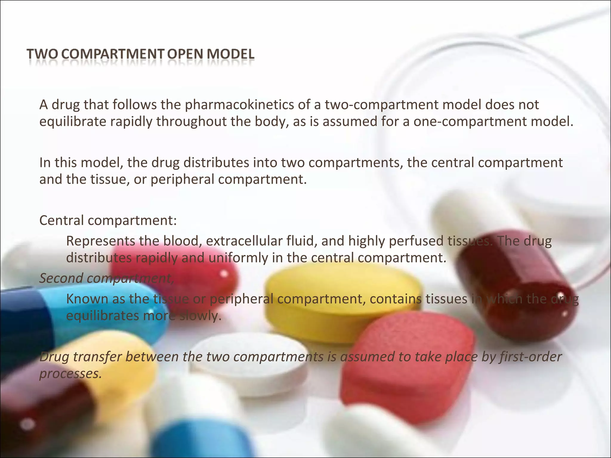 Basic pharmacokinetics and compartment modelling | PPT