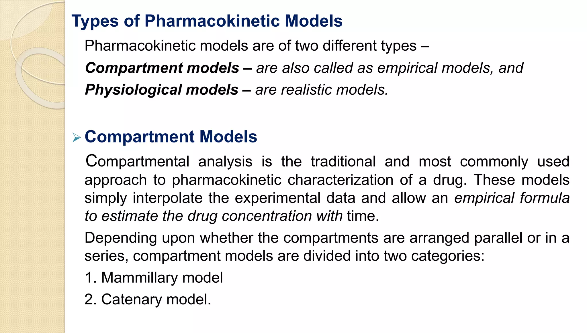 Basic Pharmacokinetics & Compartment Modelling.pptx
