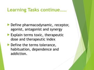 BASIC PHARMACOLOGY (recovered).pharmacol | PPTX