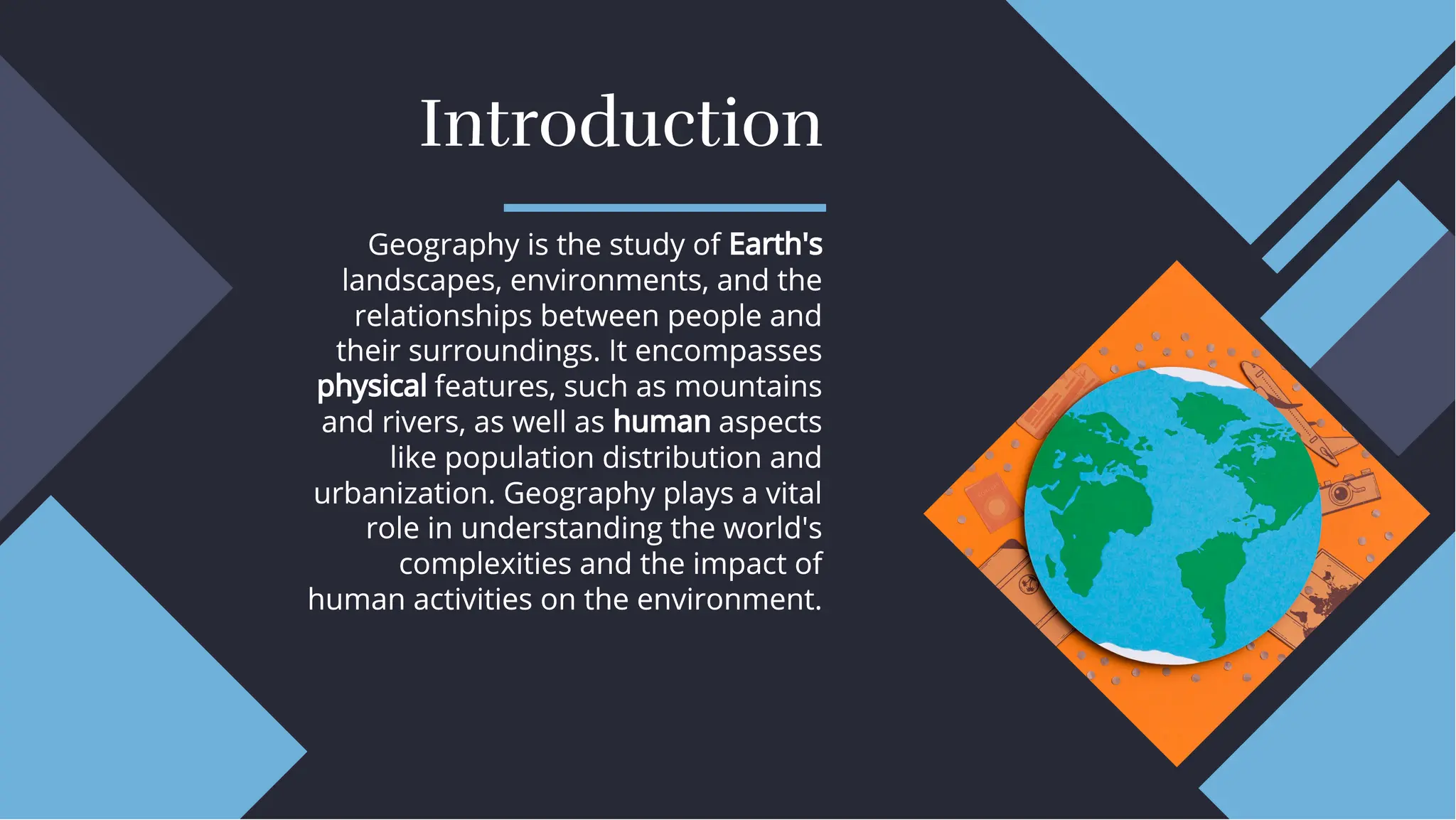 Geography importance and it’s differentt. | PPT